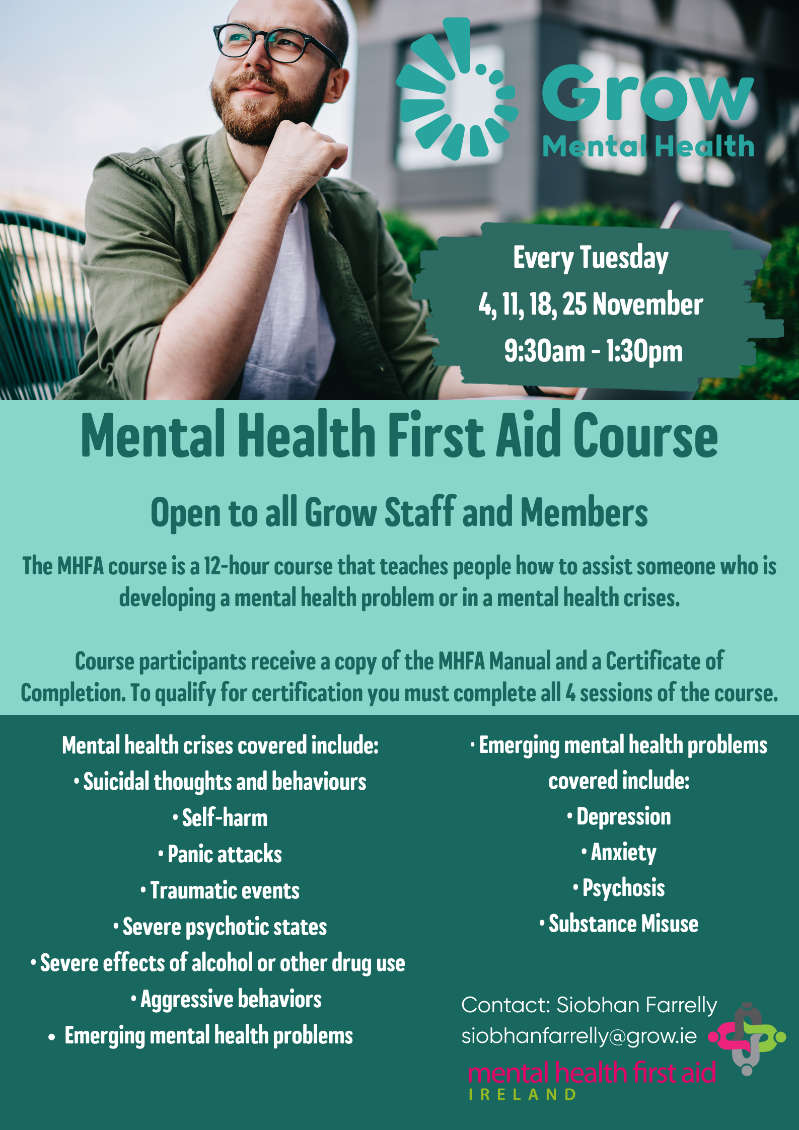 Mental Health First Aid Course | Grow Mental Health